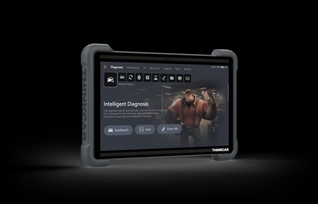 THINKTOOL Expert 394 12″ New AI Technology Diagnostic Scan Tool With EV ...