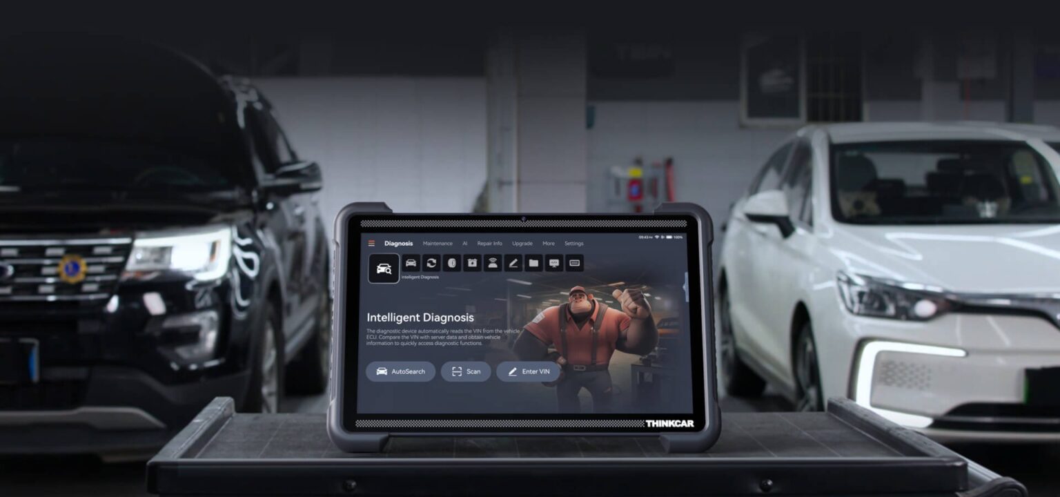 THINKTOOL Expert 394 12″ New AI Technology Diagnostic Scan Tool With EV ...