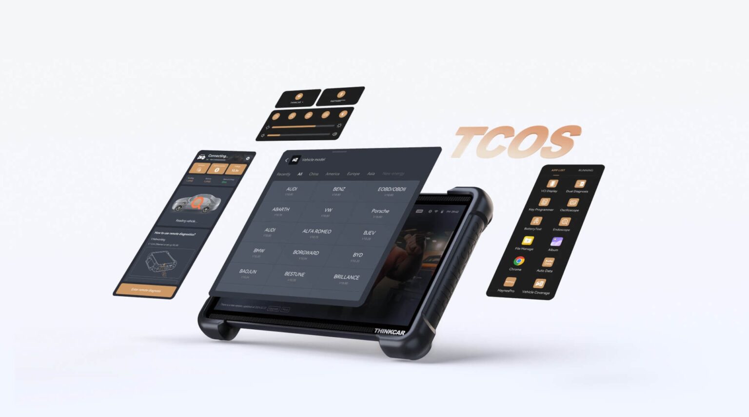 THINKTOOL Expert 394 12″ New AI Technology Diagnostic Scan Tool With EV Vehicles – GM Tools